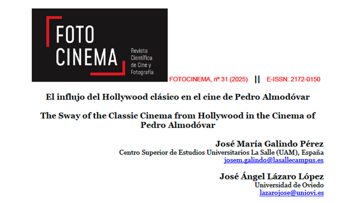 Nueva publicación de José María Galindo Pérez - CSEU La Salle